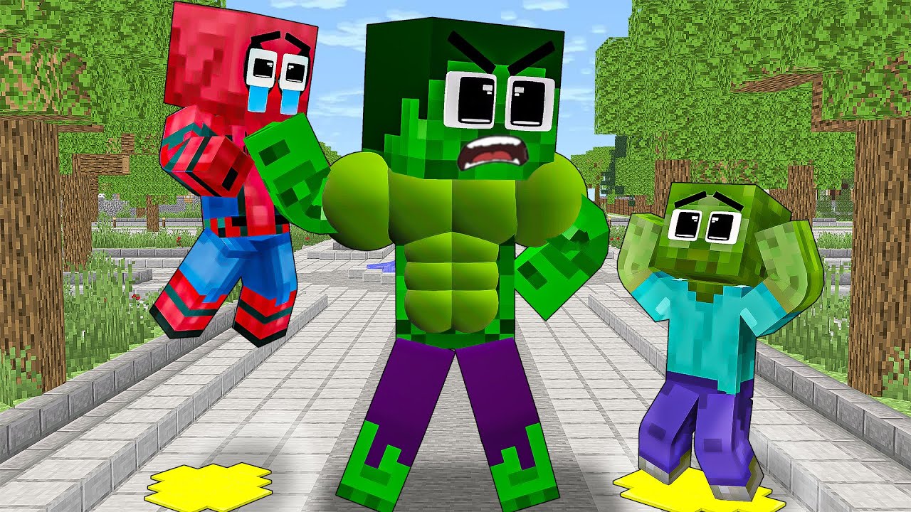Monster School : Hulk's Awakening - Sad Story - Minecraft Animation